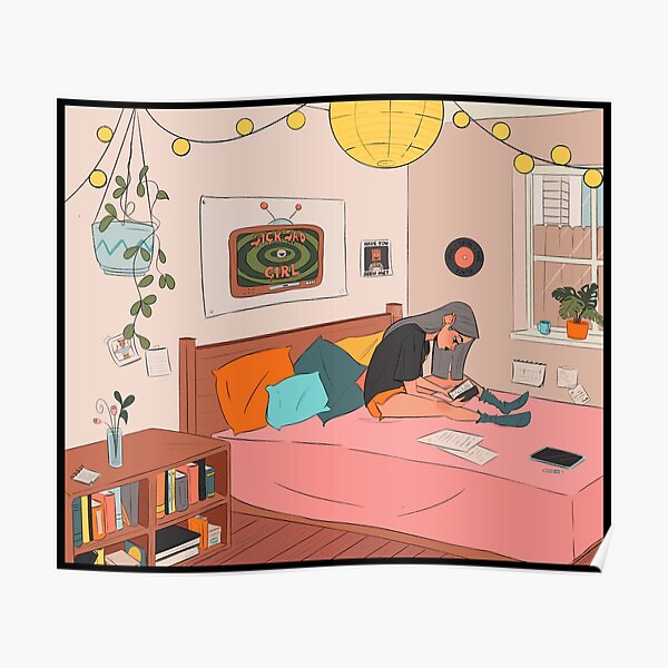 "Sick Sad Girl - Retro 90s Nostalgia" Poster for Sale by Cruehella ...
