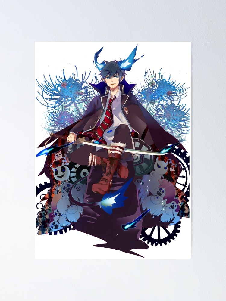 "Rin Okumura Blue Exorcist Drawing For Otaku" Poster for Sale by ...