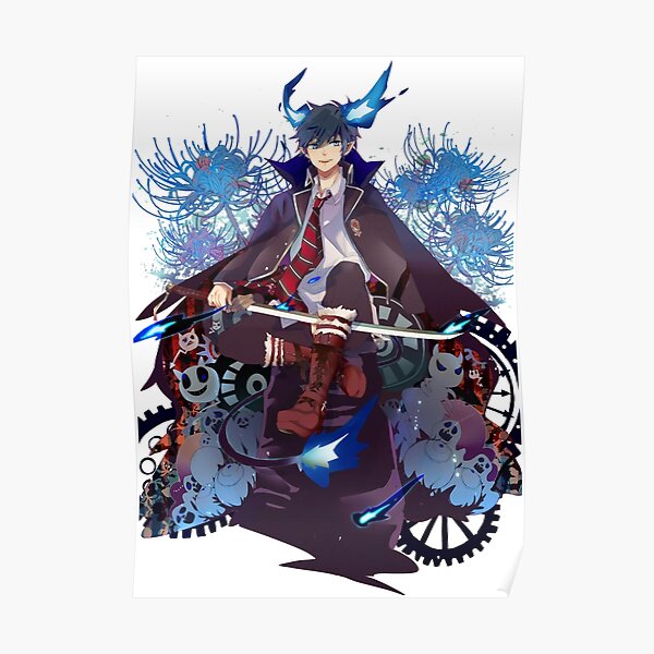 "Rin Okumura Blue Exorcist Drawing For Otaku" Poster for Sale by ...