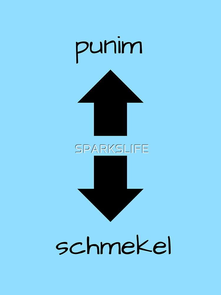 "Punim Schmekel" Sticker for Sale by SPARKSLIFE | Redbubble