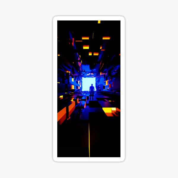 "The future is bright" Sticker for Sale by CainDesigns | Redbubble