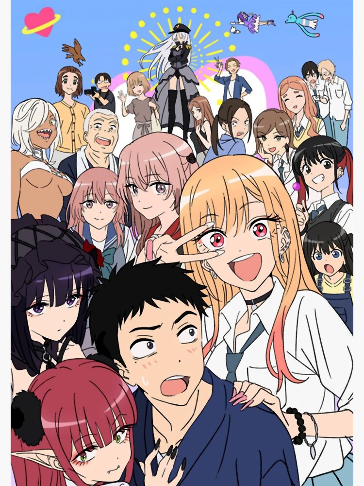 "My Dress Up Darling" Sticker for Sale by MangaMolly | Redbubble