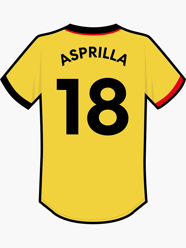 "Watford Yaser Asprilla Jersey" Sticker for Sale by spmdesigns | Redbubble