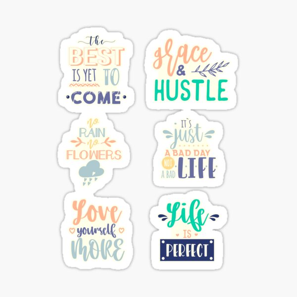 "Motivation Quotes Pack" Sticker for Sale by wtfman | Redbubble