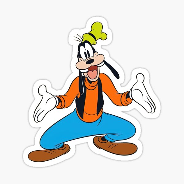 "Goofy" Sticker for Sale by SEANAKELLY | Redbubble