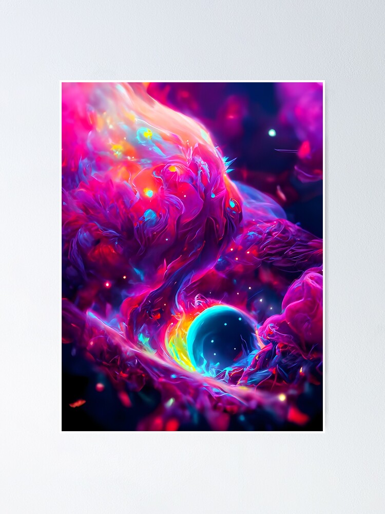 "Mythical Core of the Galaxy" Poster for Sale by MicroMagnus | Redbubble