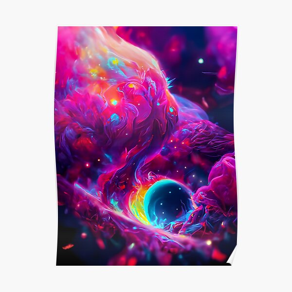 "Mythical Core of the Galaxy" Poster for Sale by MicroMagnus | Redbubble