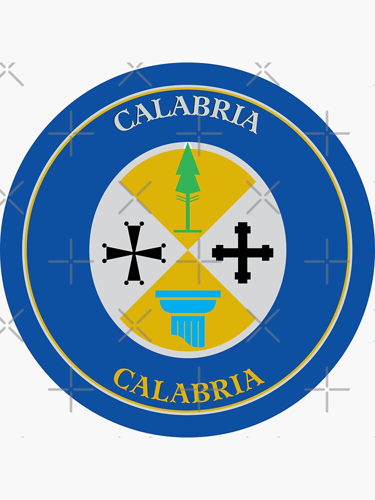 "Italian Region of Calabria" Sticker for Sale by FedSherDesign | Redbubble
