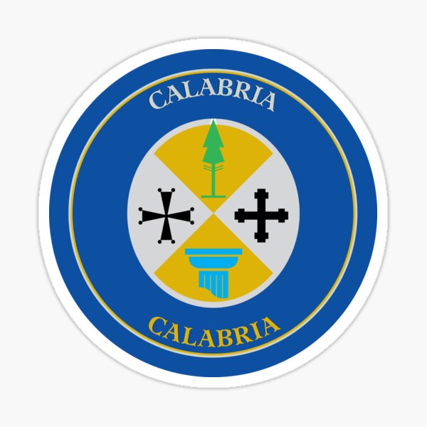 "Italian Region of Calabria" Sticker for Sale by FedSherDesign | Redbubble