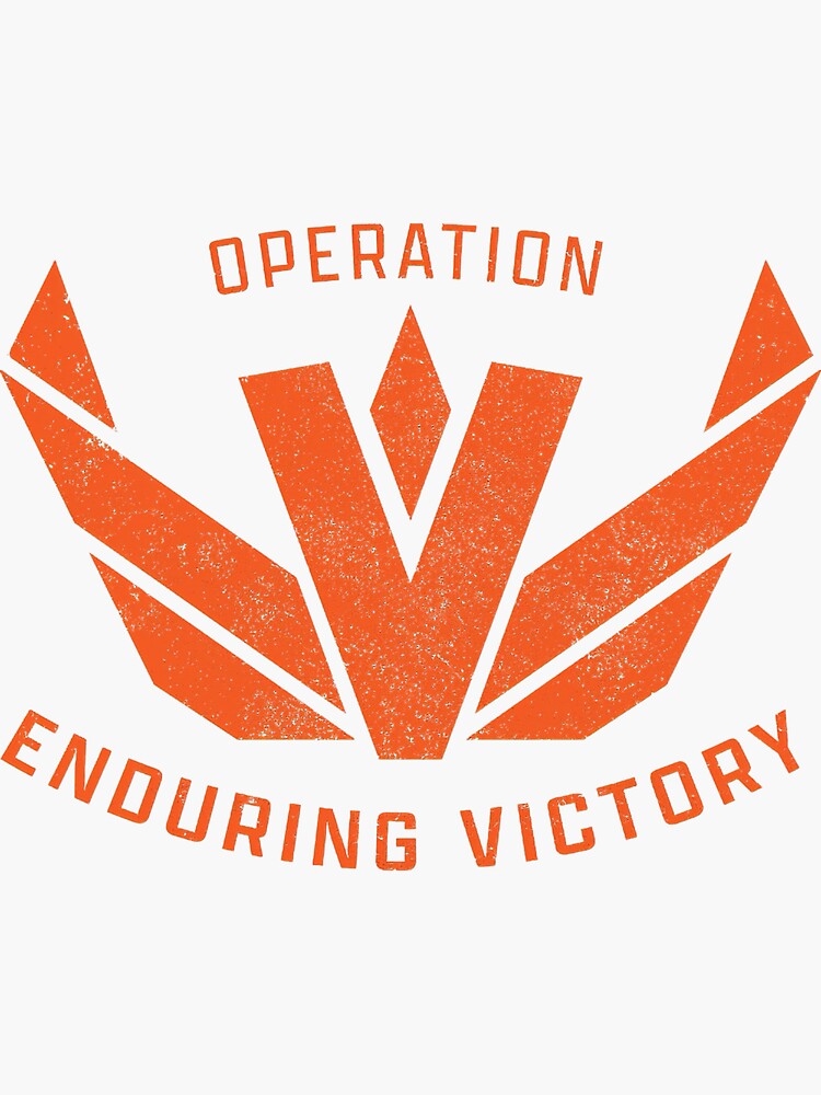 "Operation Enduring Victory " Sticker for Sale by GimenezzzArt | Redbubble