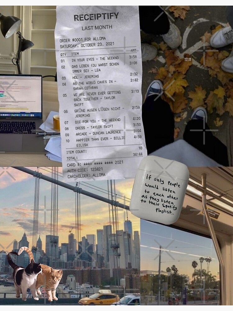 "City Core Aesthetic Collage" Poster for Sale by hunnypie-xoxo | Redbubble