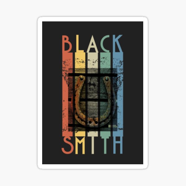"Blacksmith" Sticker for Sale by AxeyMerchs | Redbubble