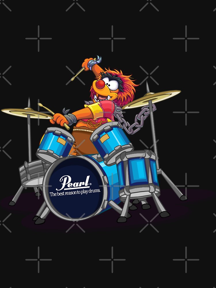 "Muppet Animal Drummer " T-shirt for Sale by deloraaliza | Redbubble ...