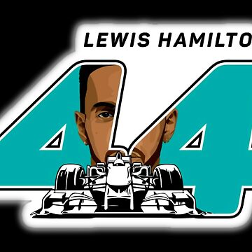 "Lewis Hamilton Art" Postcard for Sale by MireyaMazerine | Redbubble