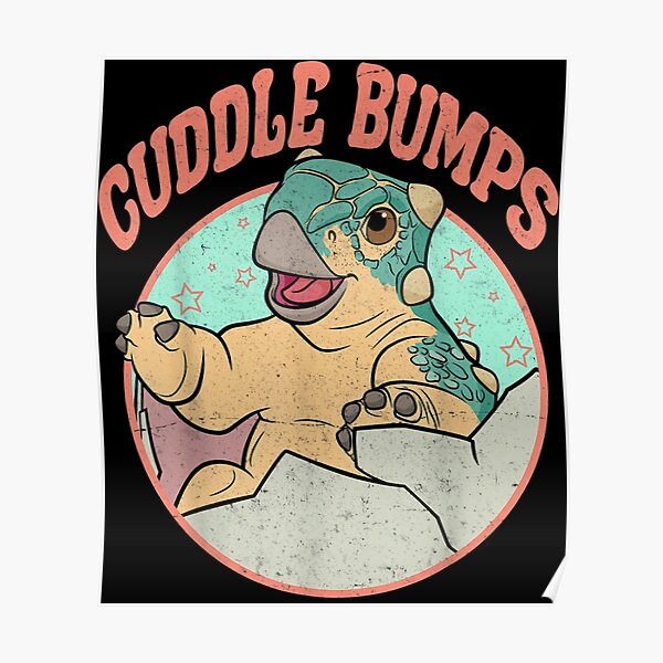 Póster «Campamento Cretácico Bumpy Cuddle Bumps Retrato» de TarynAbbott ...