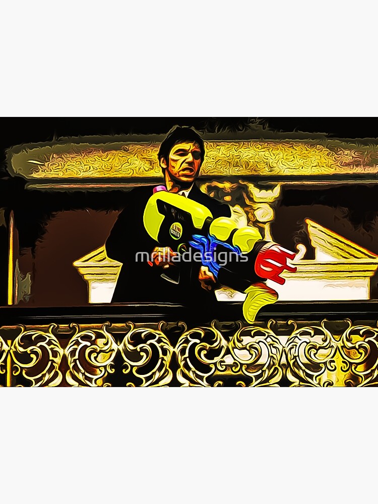 "scarface print" Art Print for Sale by mrilladesigns | Redbubble
