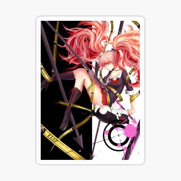 Junko Enoshima Danganronpa Design For Fan Sticker For Sale By