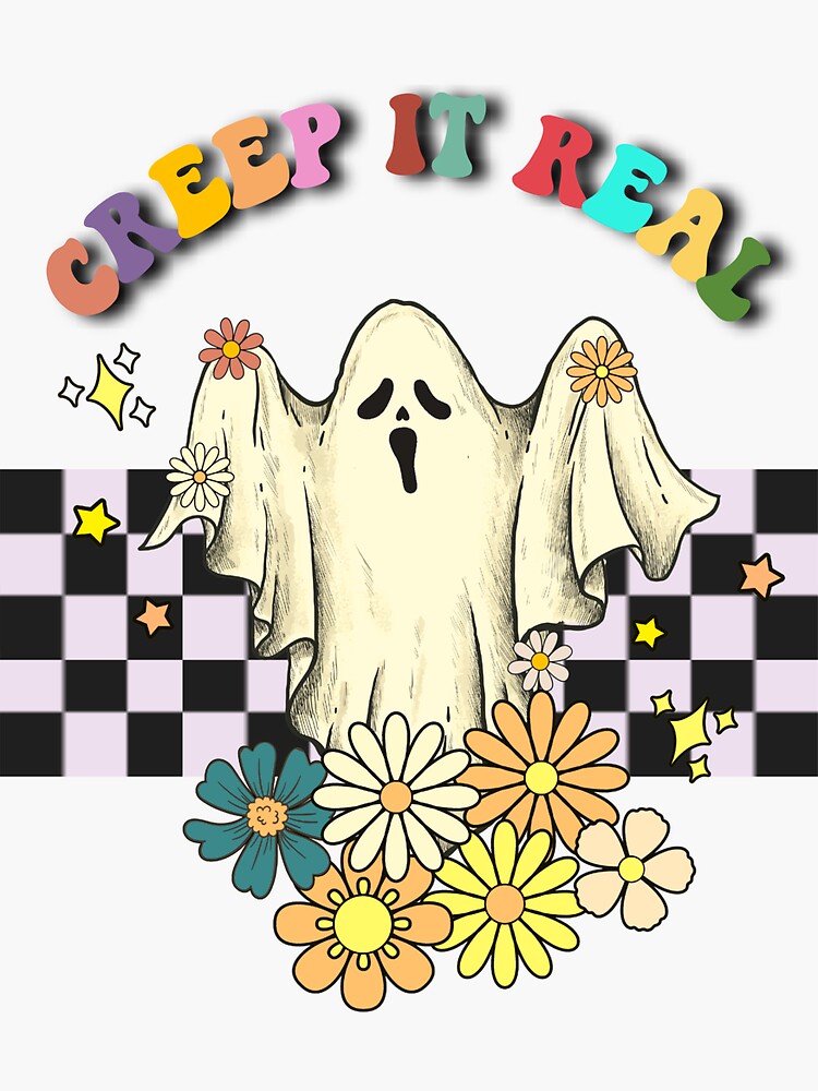 "Creep It Real | Halloween" Sticker for Sale by EverydaySanta | Redbubble