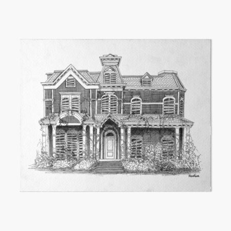 "Creel house sketch, architecture sketch art, ink drawing, architecture ...