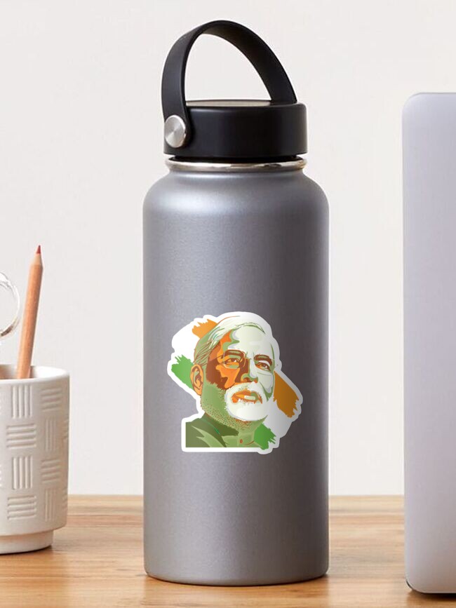 "Narendra Modi India" Sticker for Sale by Maleeshope | Redbubble