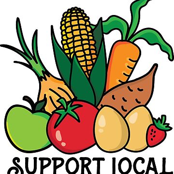"Support Local" Sticker for Sale by megnance27 | Redbubble