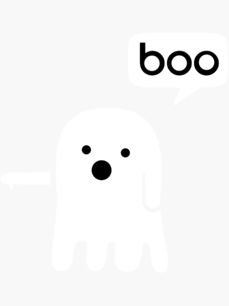 "Boo Ghost Whistle - Booed by the ghost" Sticker for Sale by ...