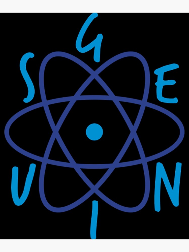 Lámina artística «símbolo genio átomo atómico molécula genio ...