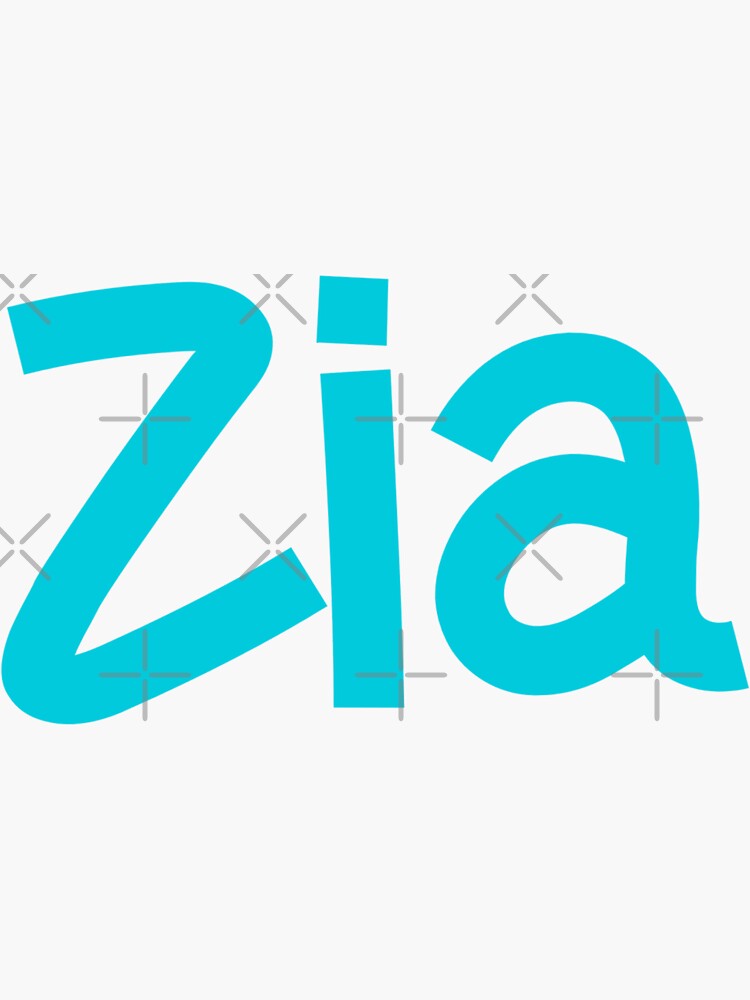 "Zia, Funny Cool Best color art" Sticker for Sale by artdragongift ...
