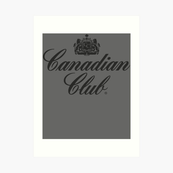 "CANADIAN CLUB WHISKY logo" Art Print for Sale by MyriamCassin | Redbubble