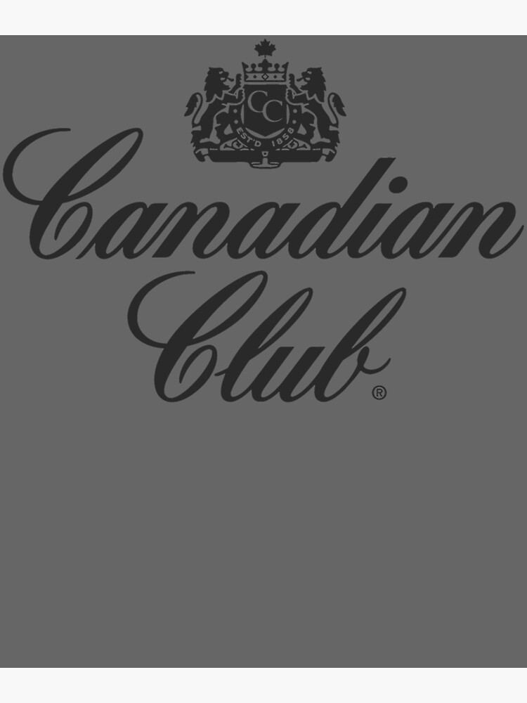 "CANADIAN CLUB WHISKY logo" Art Print for Sale by MyriamCassin | Redbubble