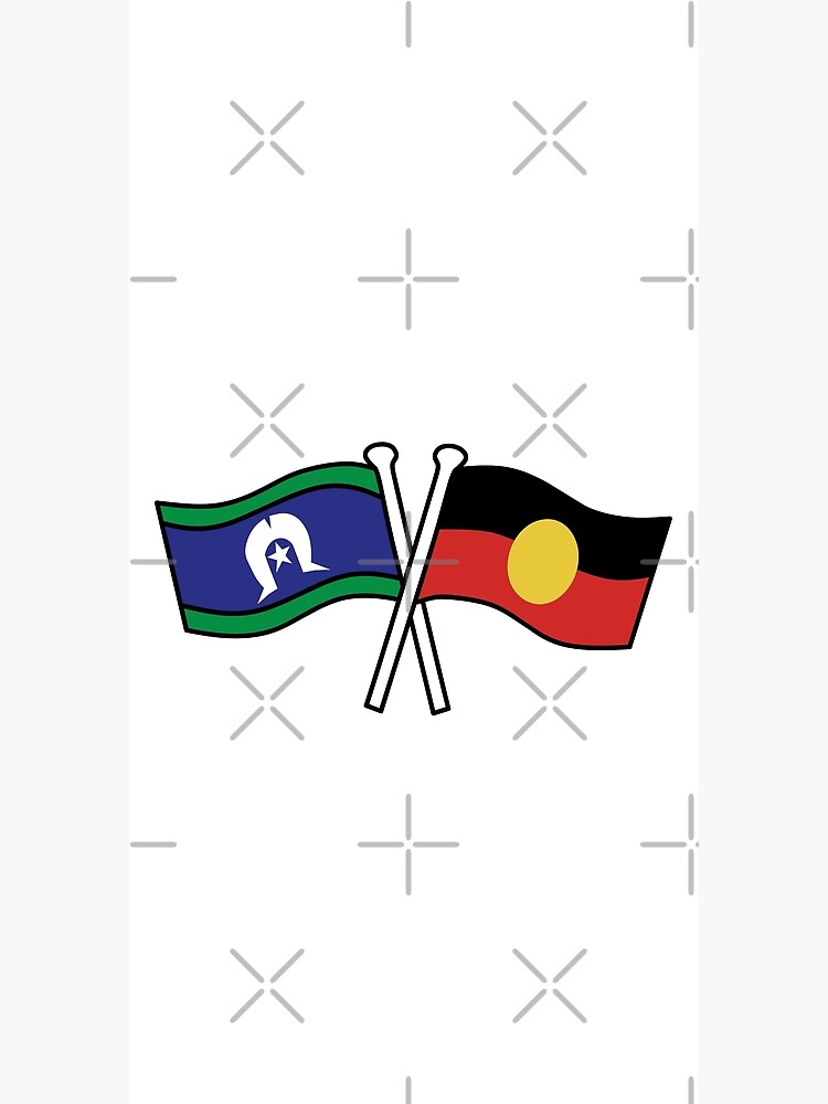 "Torres Strait Islands and aboriginal flags" Art Print for Sale by ...