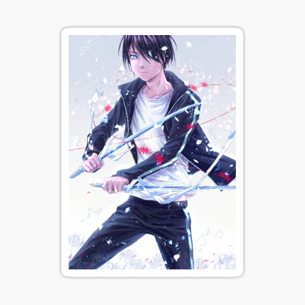 "Yato Noragami Painting Art" Sticker for Sale by jerrieart | Redbubble