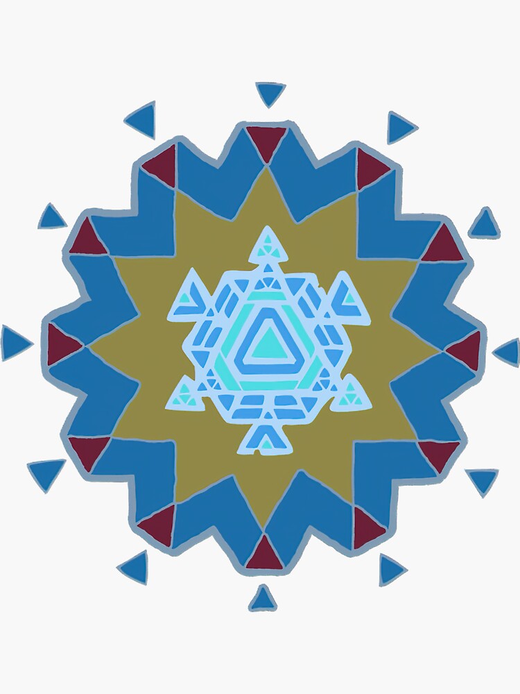 "Banuk Mandala " Sticker for Sale by GimenezzzArt | Redbubble