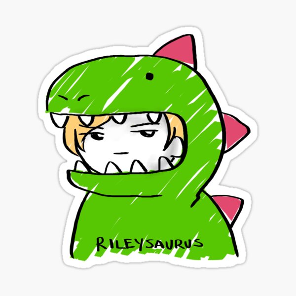 "Rileysaurus - Riley" Sticker by NonsuchTheFirst | Redbubble