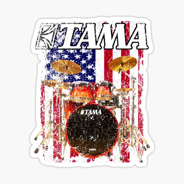 "AMERICAN TAMA DRUMS" Sticker for Sale by TEEjDESIGN | Redbubble