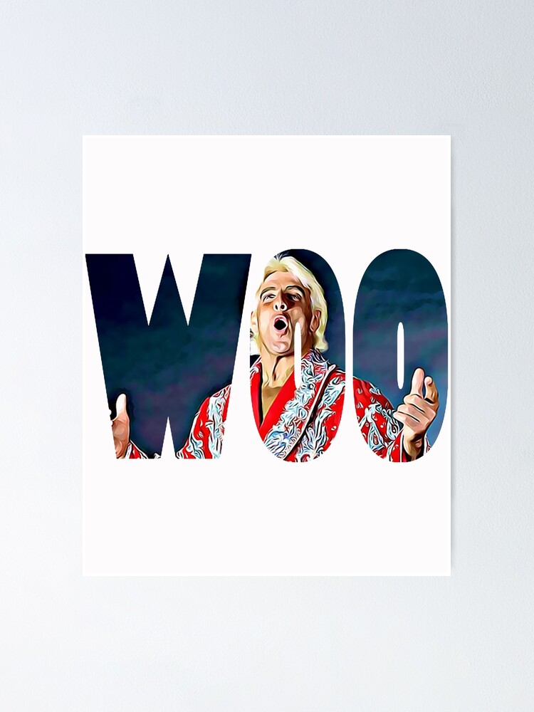 "Ric Flair Woo" Poster for Sale by Wqepoler34 | Redbubble