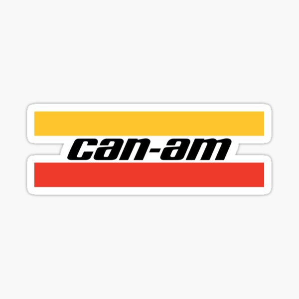 "Can-Am Retro Logo" Sticker for Sale by MyriamCassin | Redbubble