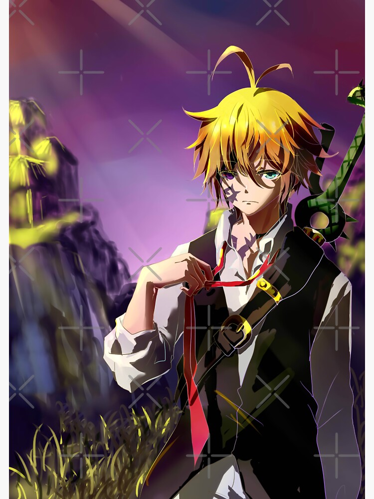 "Meliodas The Seven Deadly Sins Fine Art Anime" Sticker for Sale by ...