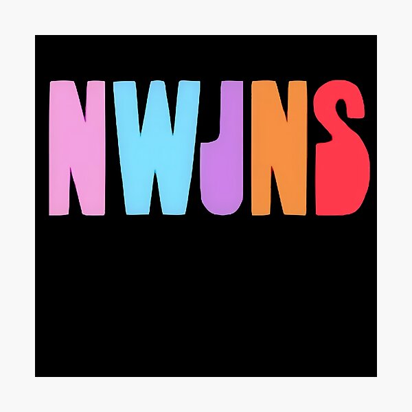 "Newjeans nwjns logo" Photographic Print for Sale by Kunlesart | Redbubble