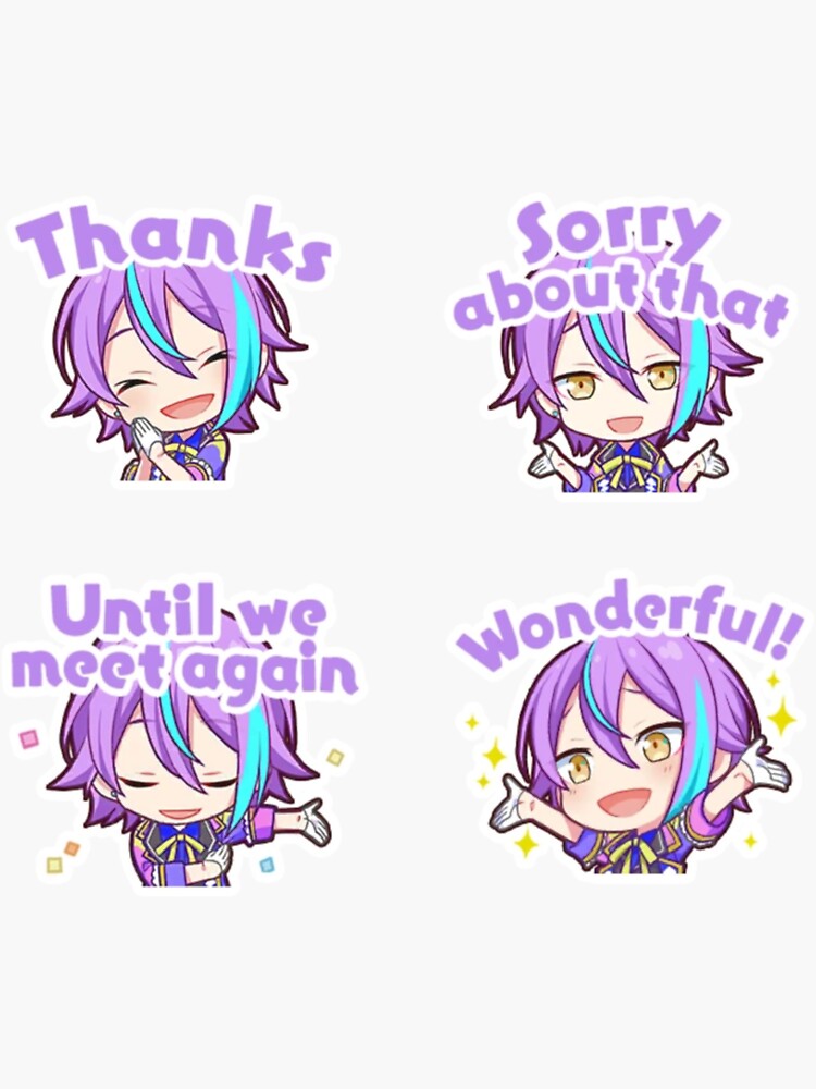 "Rui Kamishiro Set 2" Sticker for Sale by oyasuminana | Redbubble