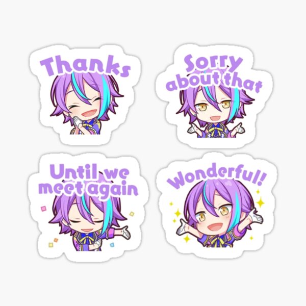"Rui Kamishiro Set 2" Sticker for Sale by oyasuminana | Redbubble