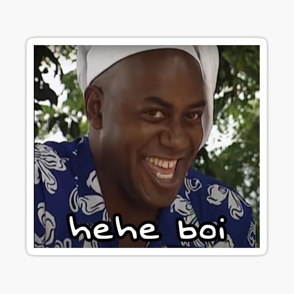 "He He Boi - Ainsley Meme" Sticker for Sale by Jabe1 | Redbubble