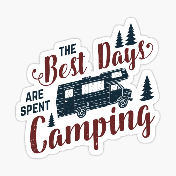 "Adventure Camping RV Motorhome Hiking Outdoor Trees Mountains Explore ...