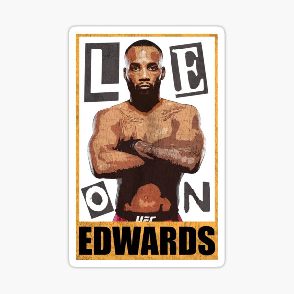 "Leon Edwards" Sticker for Sale by Kunal Smart | Redbubble