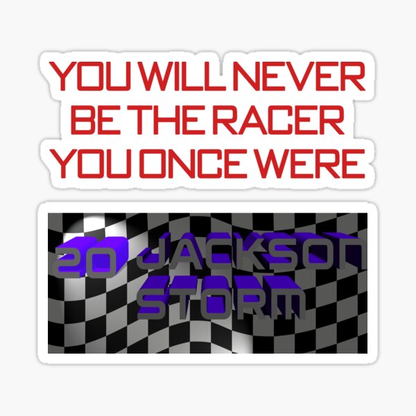 "Cars 3 - Storm Takes The Flag" Sticker by 99hamiltonl | Redbubble