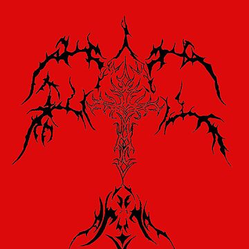 "cyber sigilism cross" Sticker for Sale by maddster-mind | Redbubble