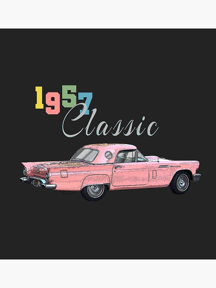 "Classic Cars, 1957 TBird, Pink TBird, Opera Window, 1950s, Vintage ...