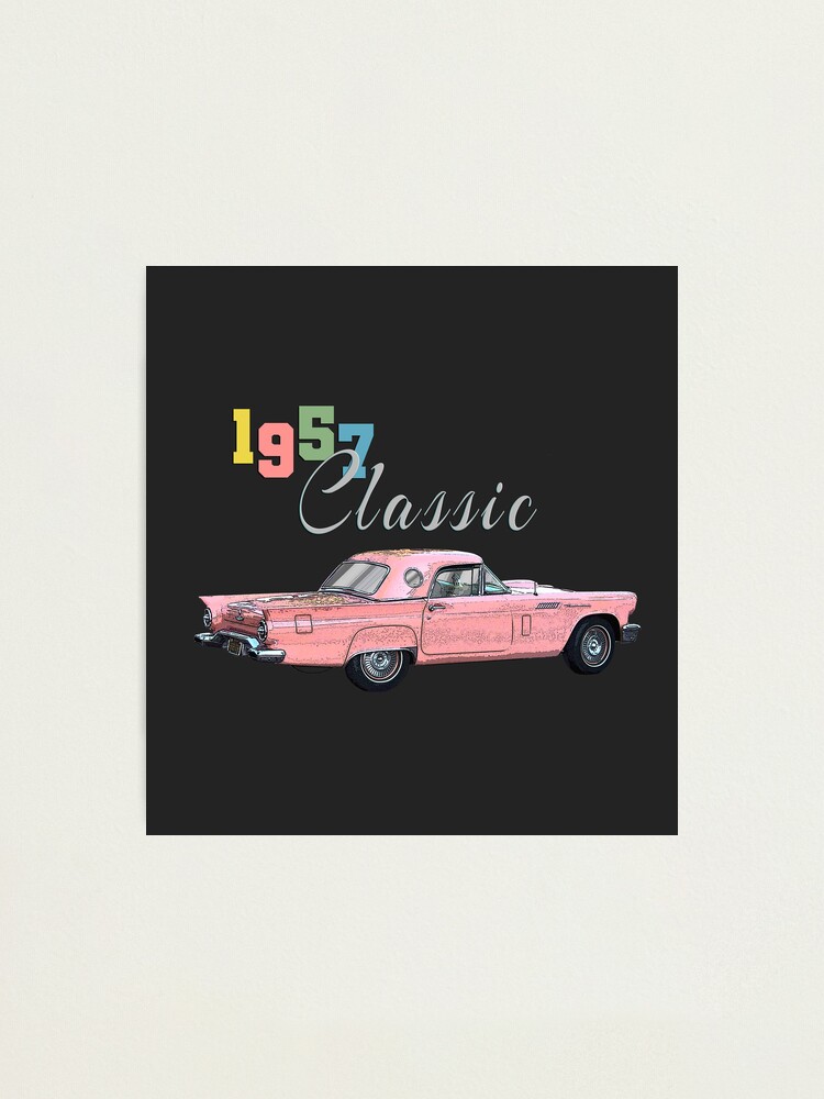 "Classic Cars, 1957 TBird, Pink TBird, Opera Window, 1950s, Vintage ...