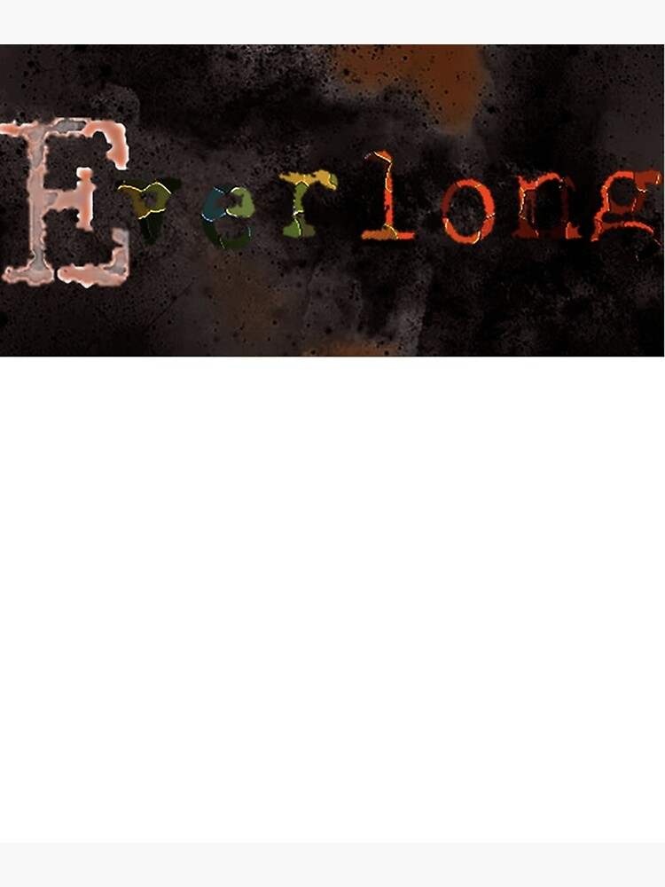 "Everlong" Poster for Sale by VictorKoelpin | Redbubble