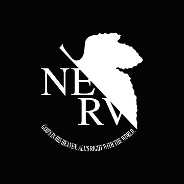 "Nerv Logo, Neon Genesis Evangelion Putih" Kids T-Shirt for Sale by ...